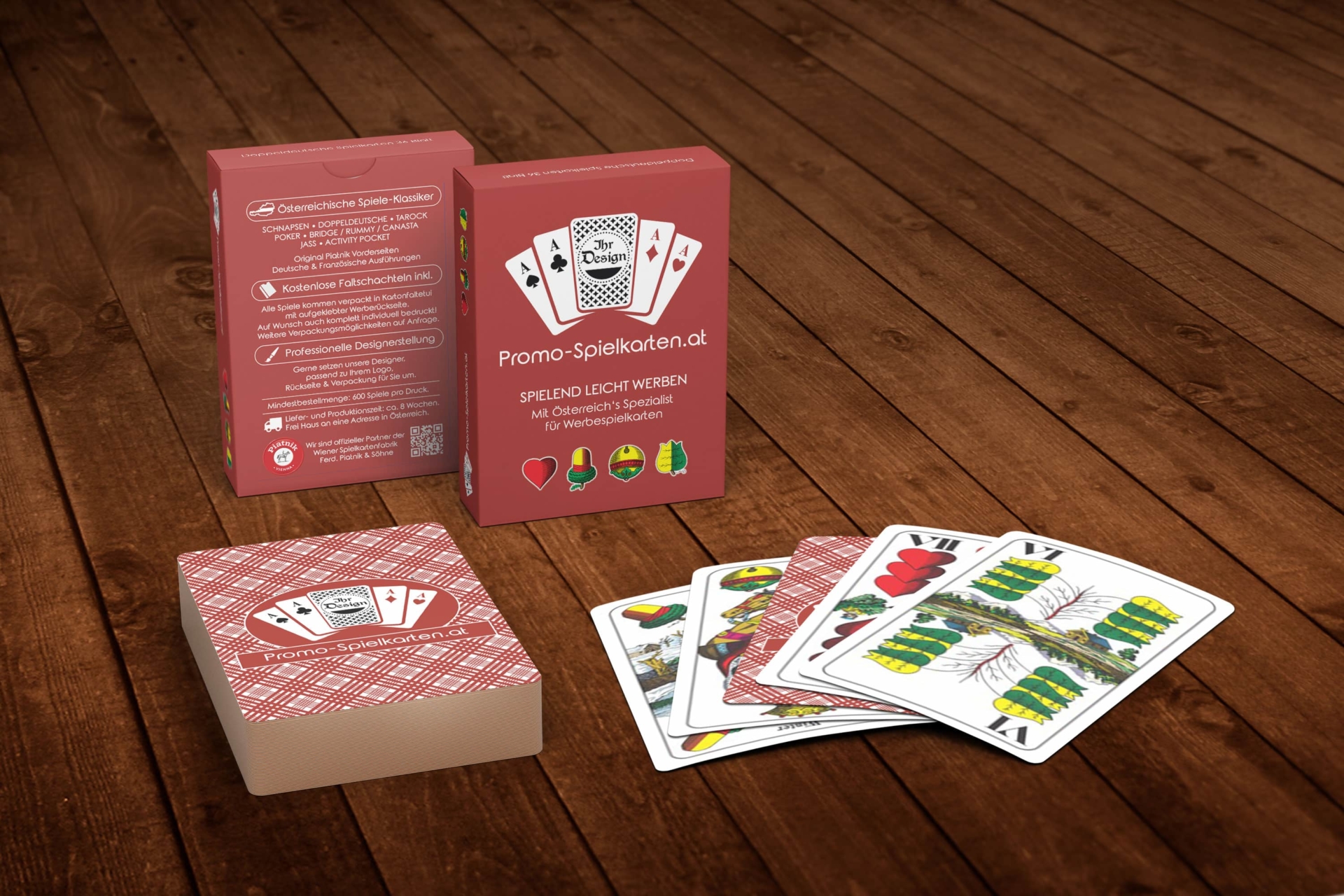 Spielkarten selbst gestalten Österreich - Top Werbeartikel